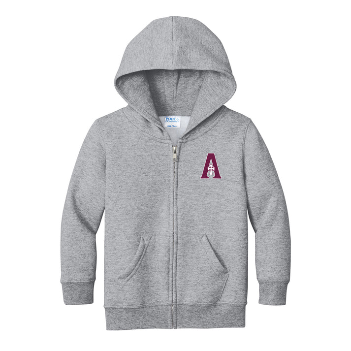 Toddler Full Zip Hoodie - Grey – Assumption High School Campus Store